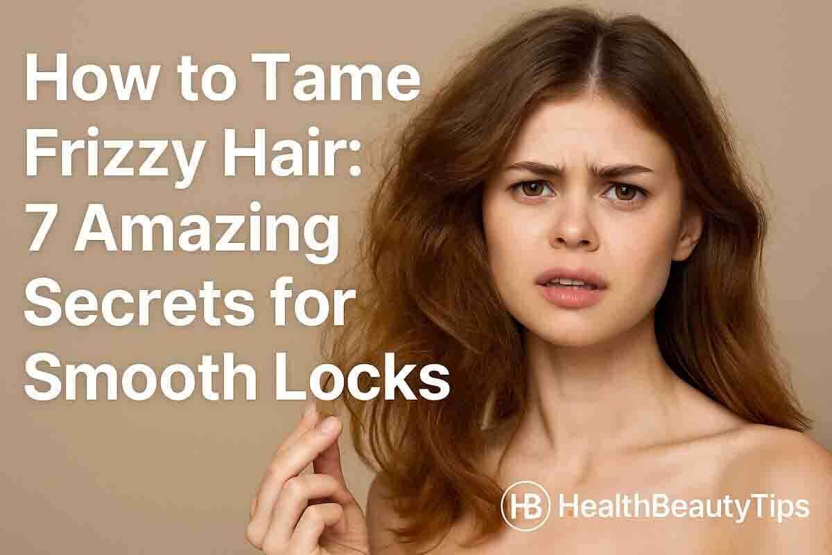 How To Tame Frizzy Hair: 7 Amazing Secrets For Smooth Locks » Health ...