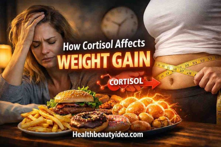 How Cortisol Affects Weight Gain (And How To Lower It Naturally)